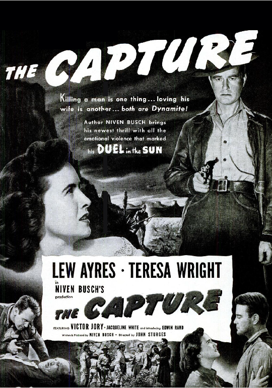 THE CAPTURE (1950) Lew Ayres Victor Jory Teresa Wright
