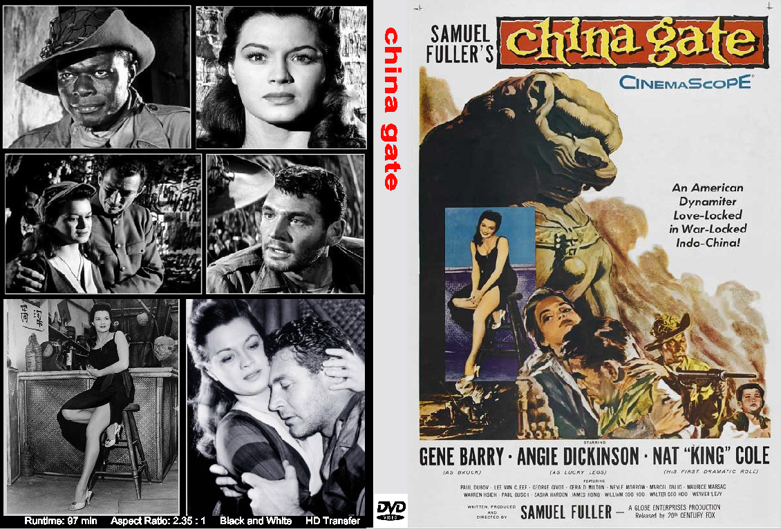 CHINA GATE (1957) Gene Barry Angie Dickinson Nat King Cole