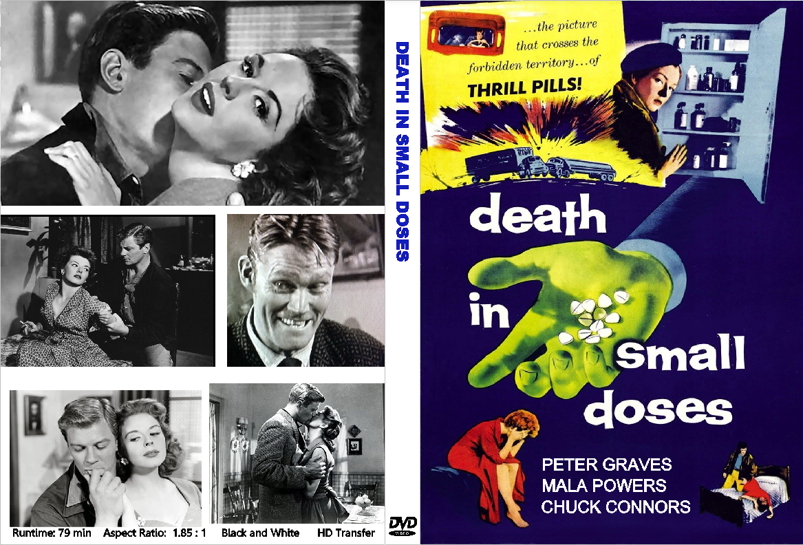 DEATH IN SMALL DOSES (1957) Chuck Connors Mala Powers Peter Graves