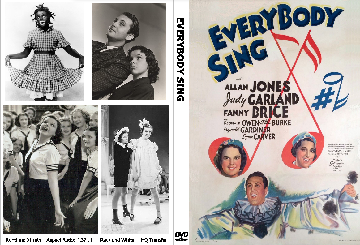 EVERYBODY SING (1938( Judy Garland Fanny Brice