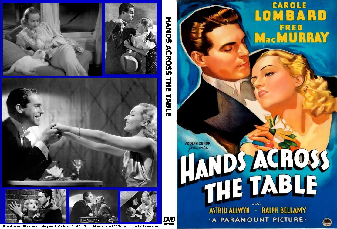 HANDS ACROSS THE TABLE (1935) Carole Lombard Fred MacMurray