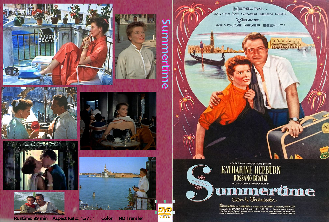 SUMMERTIME (1955) DVD Katharine Hepburn, Rossano Brazzi, Isa Miranda ...